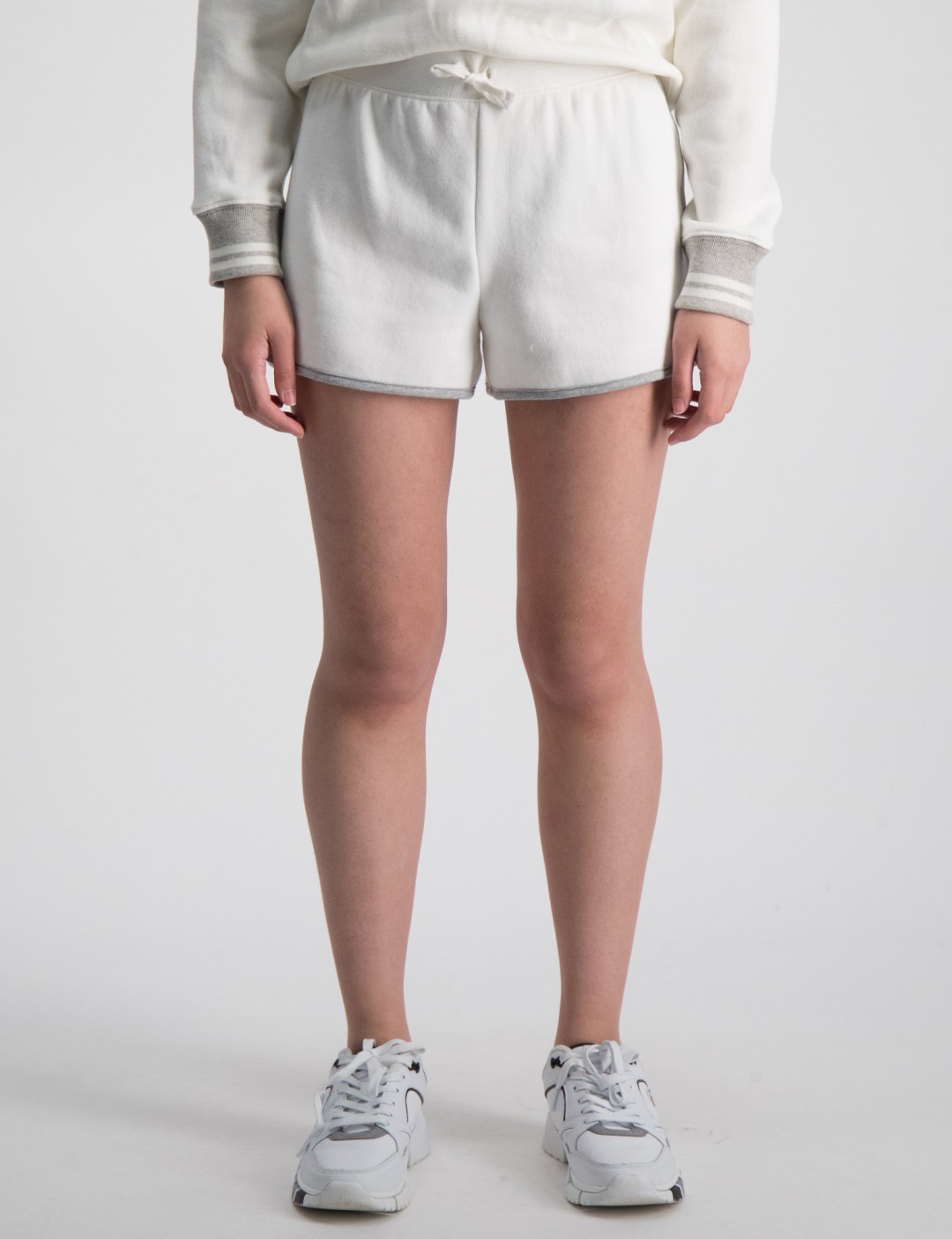 Polo Ralph Lauren Hvit Fleece Short til Jente | Kids Brand Store