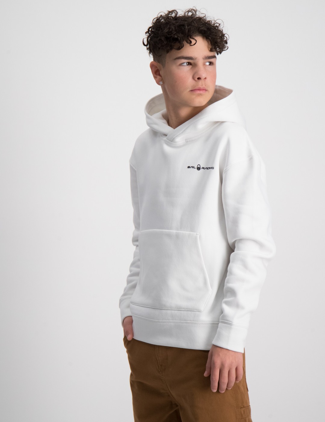 Sail Racing Vit JR RACE HEAVY HOOD för Kille | Kids Brand Store