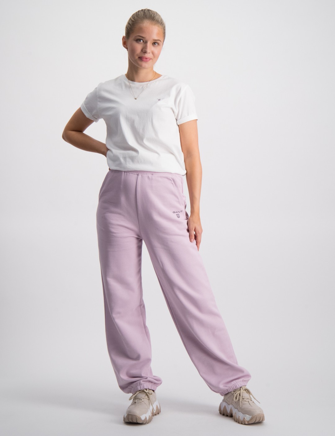 Lila D2. CONTRAST SHIELD SWEAT PANTS för Tjej | Kids Brand Store