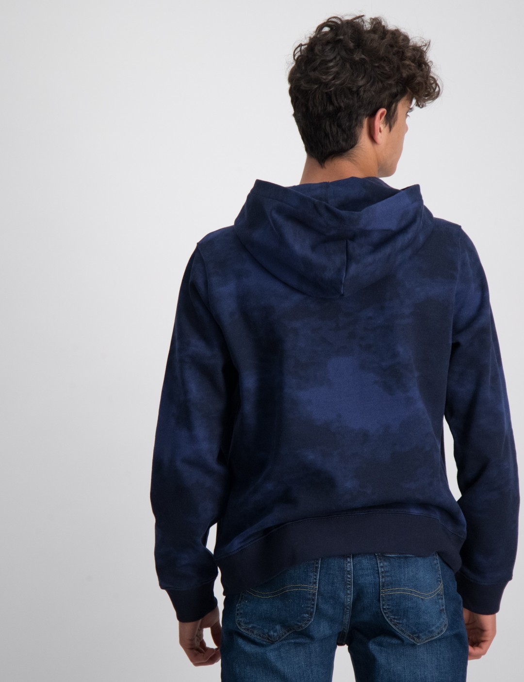 Blå Camo Polo Sport Fleece Hoodie til Gutt | Kids Brand Store