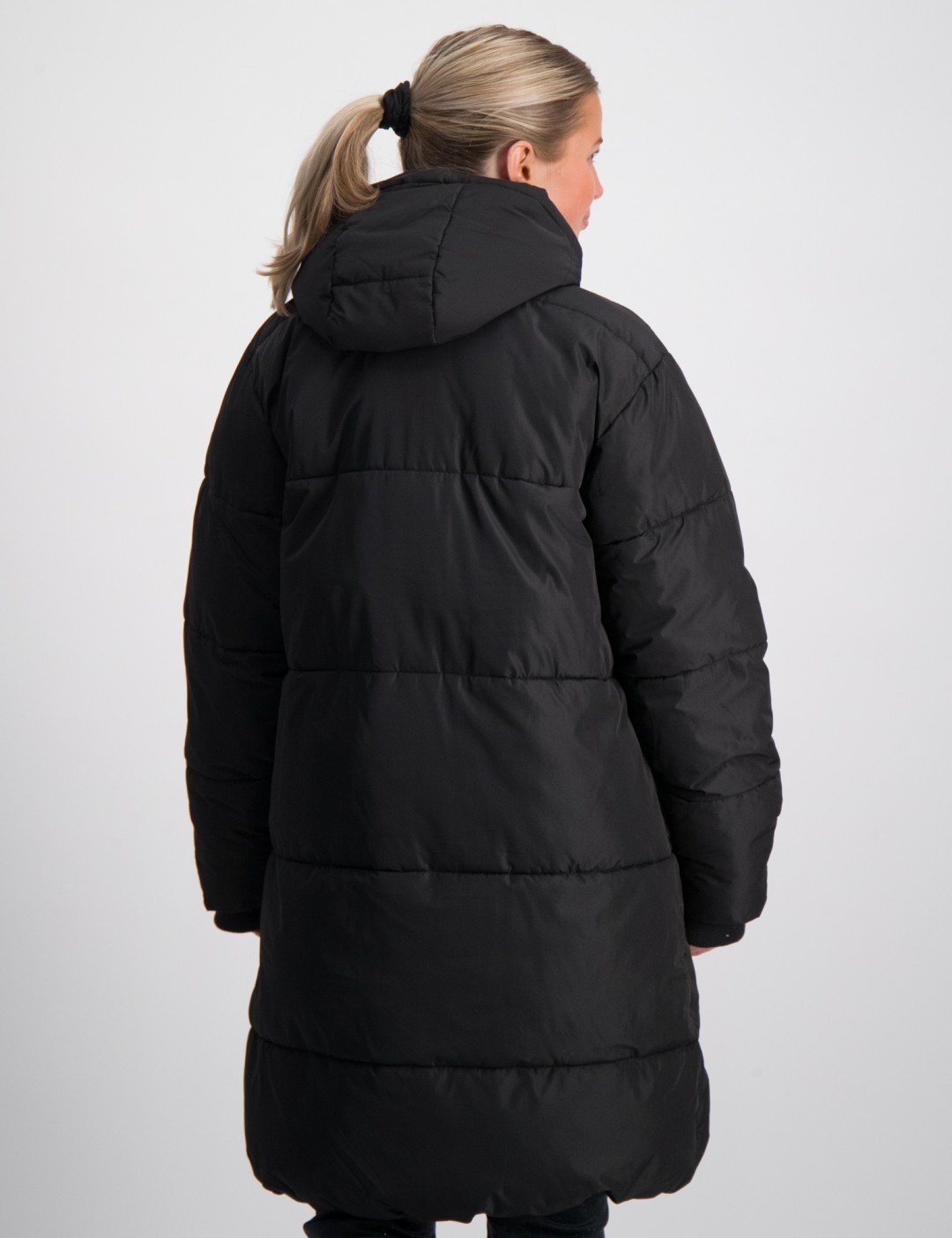 Juicy Couture Svart Juicy Longline Puffa Coat för Tjej | Kids Brand Store