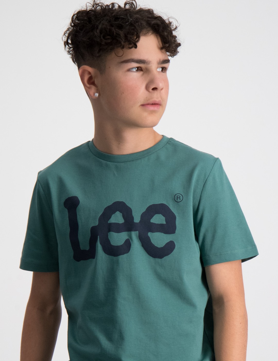 Lee Grön Wobbly Graphic T-Shirt för Kille | Kids Brand Store
