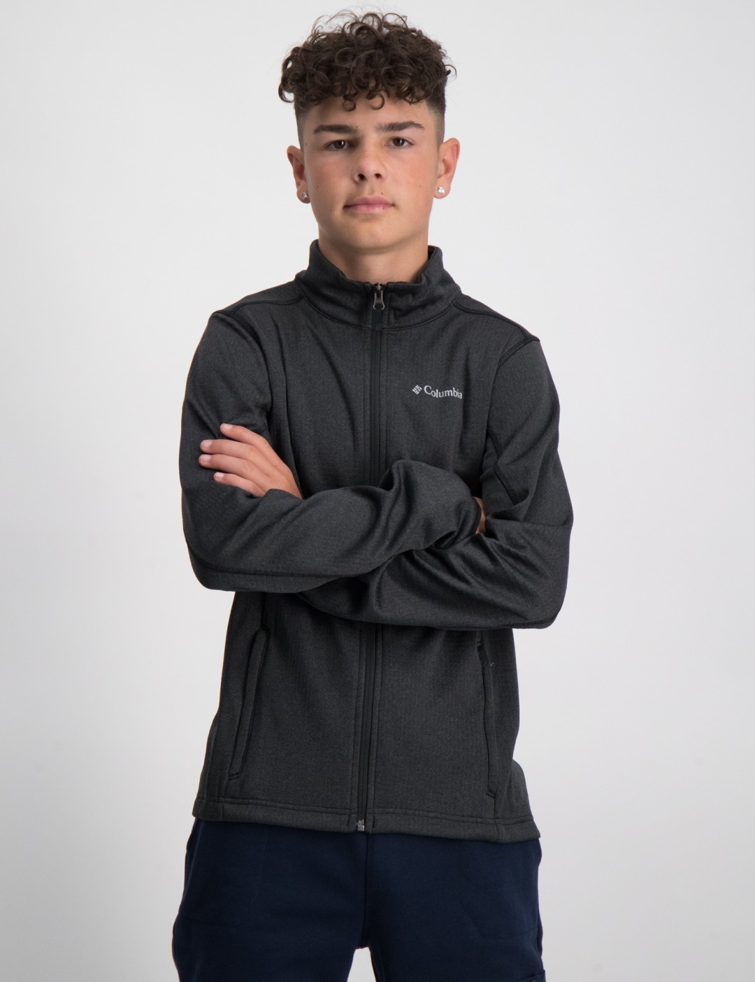Columbia Svart Park View™ Fleece Full Zip för Kille | Kids Brand Store