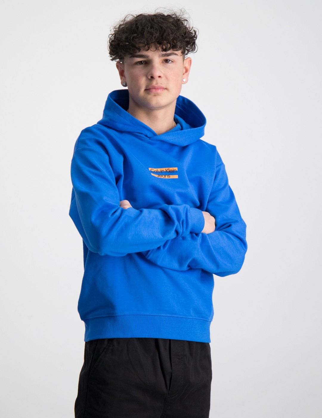 Sininen MINI BLOCK LOGO HOODIE varten Pojat | Kids Brand Store