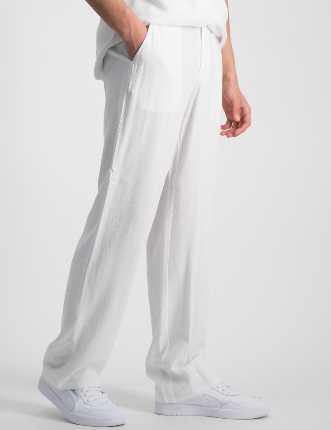 Hvid Alex Linen Pants til Dreng | Kids Brand Store