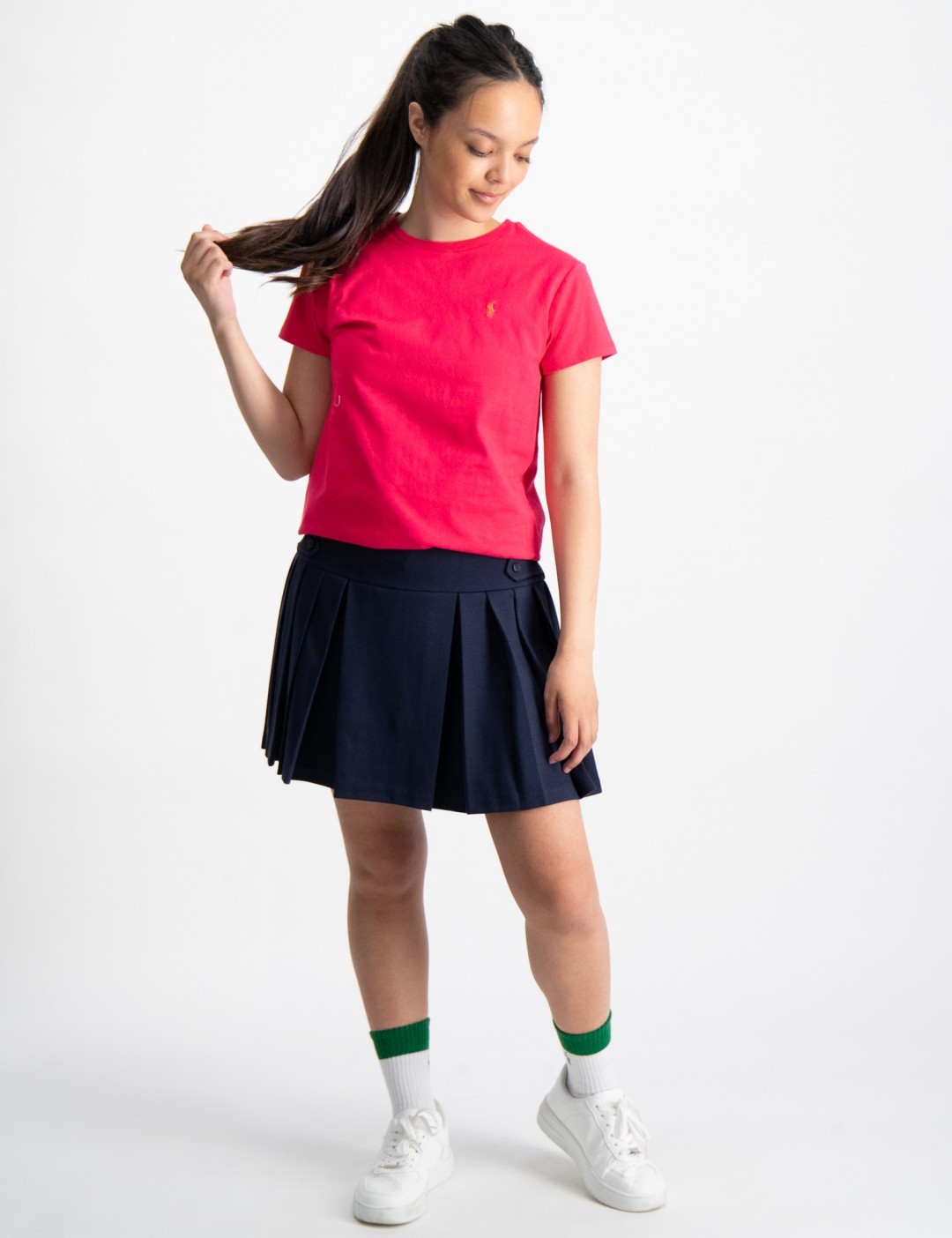 Rosa Cotton Jersey Tee til Jente | Kids Brand Store