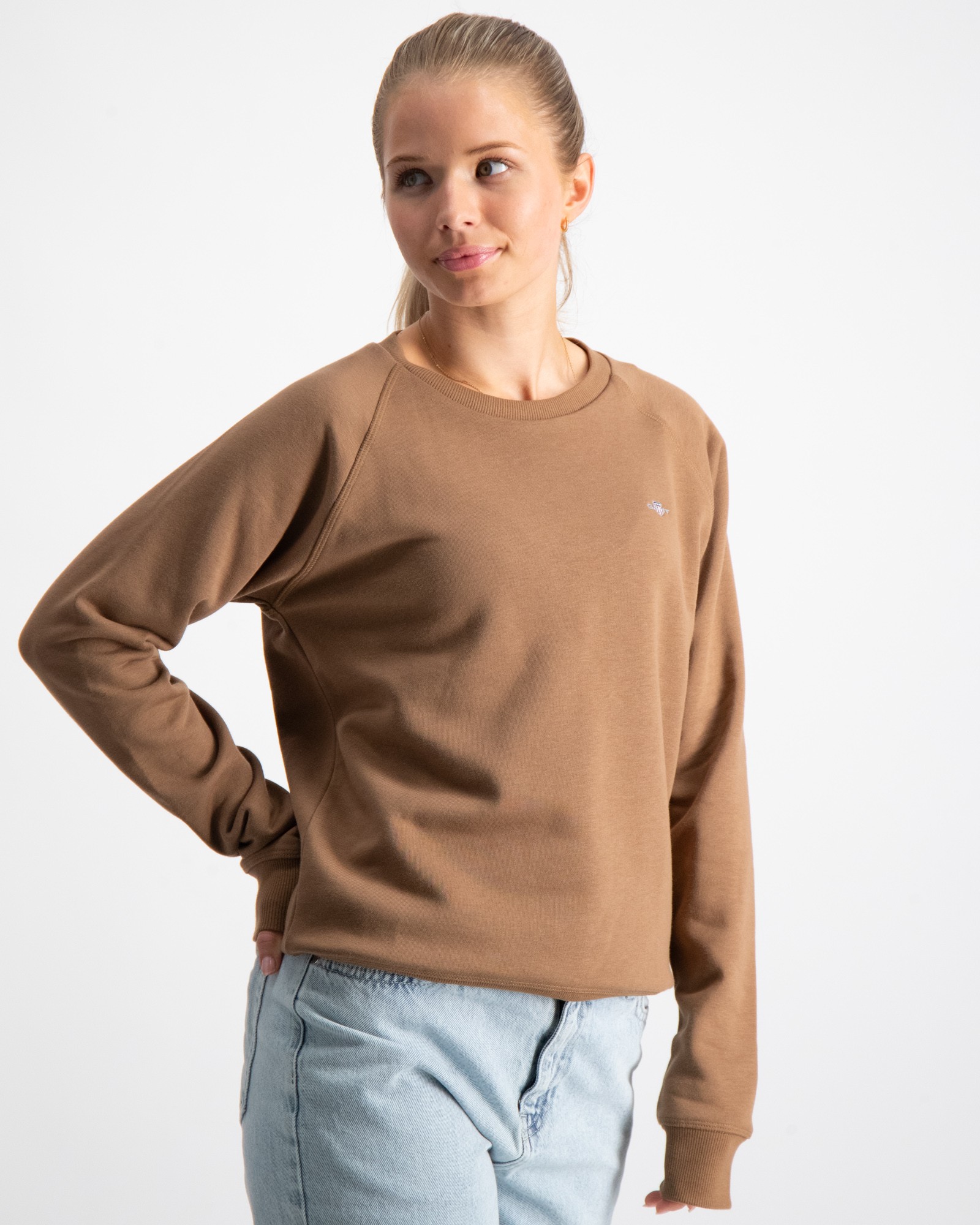 Brun SHIELD C-NECK til Jente | Kids Brand Store