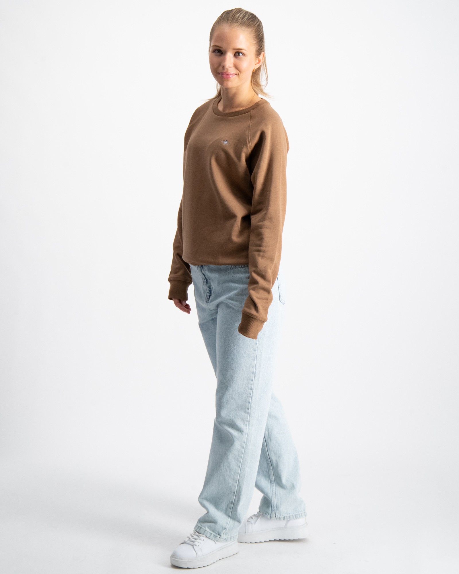 Brun SHIELD C-NECK til Jente | Kids Brand Store