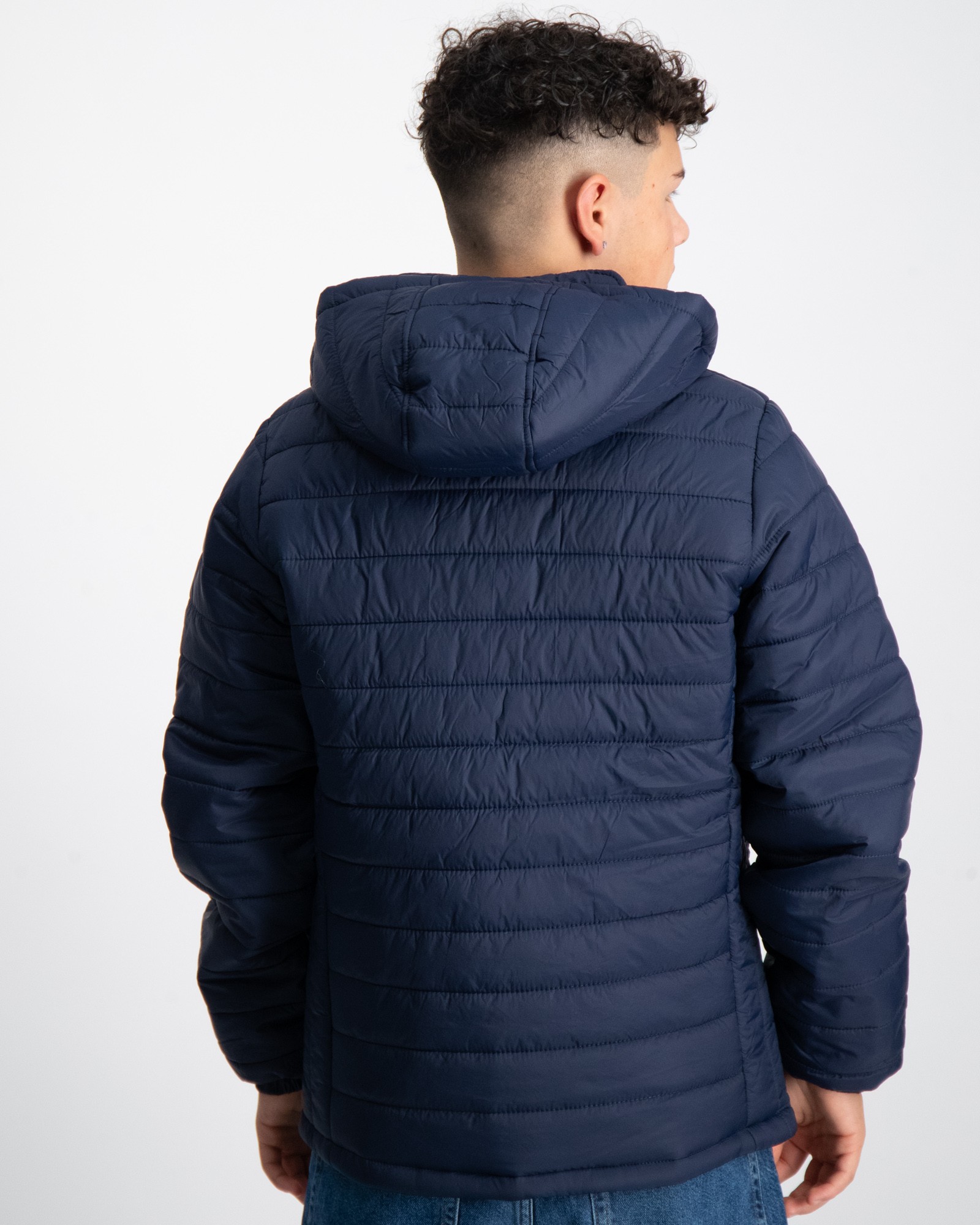 U.S. Polo Assn. Blå USPA Hooded Quilted Jacket til Gutt | Kids Brand Store