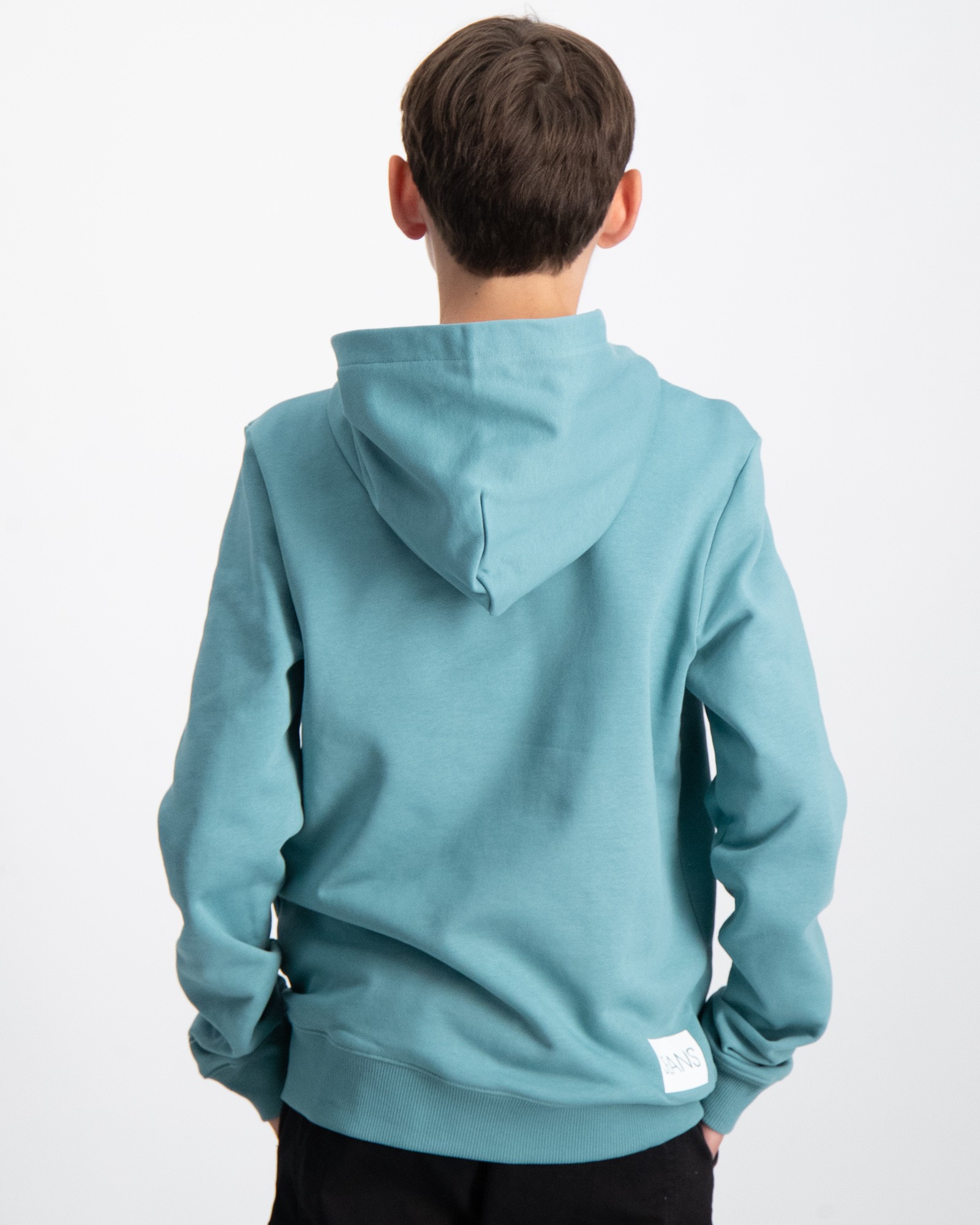 Calvin Klein Blå INSTITUTIONAL LOGO HOODIE för Kille | Kids Brand Store