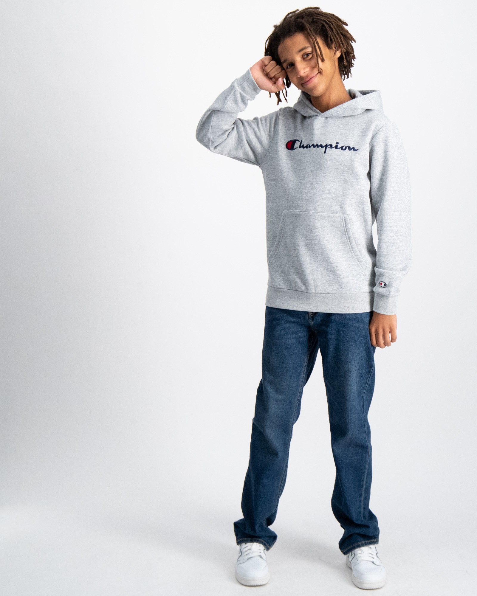 Champion Grau Hooded Sweatshirt für Jungen | Kids Brand Store