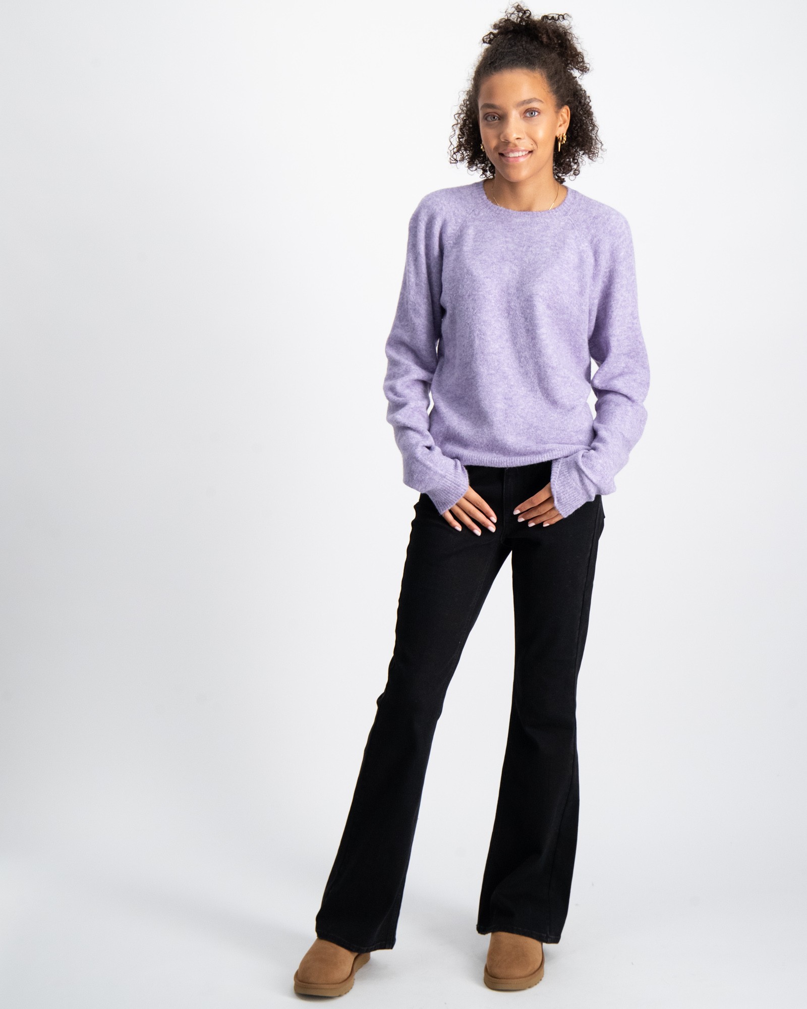 Sofie Schnoor Lila Knit för Tjej | Kids Brand Store