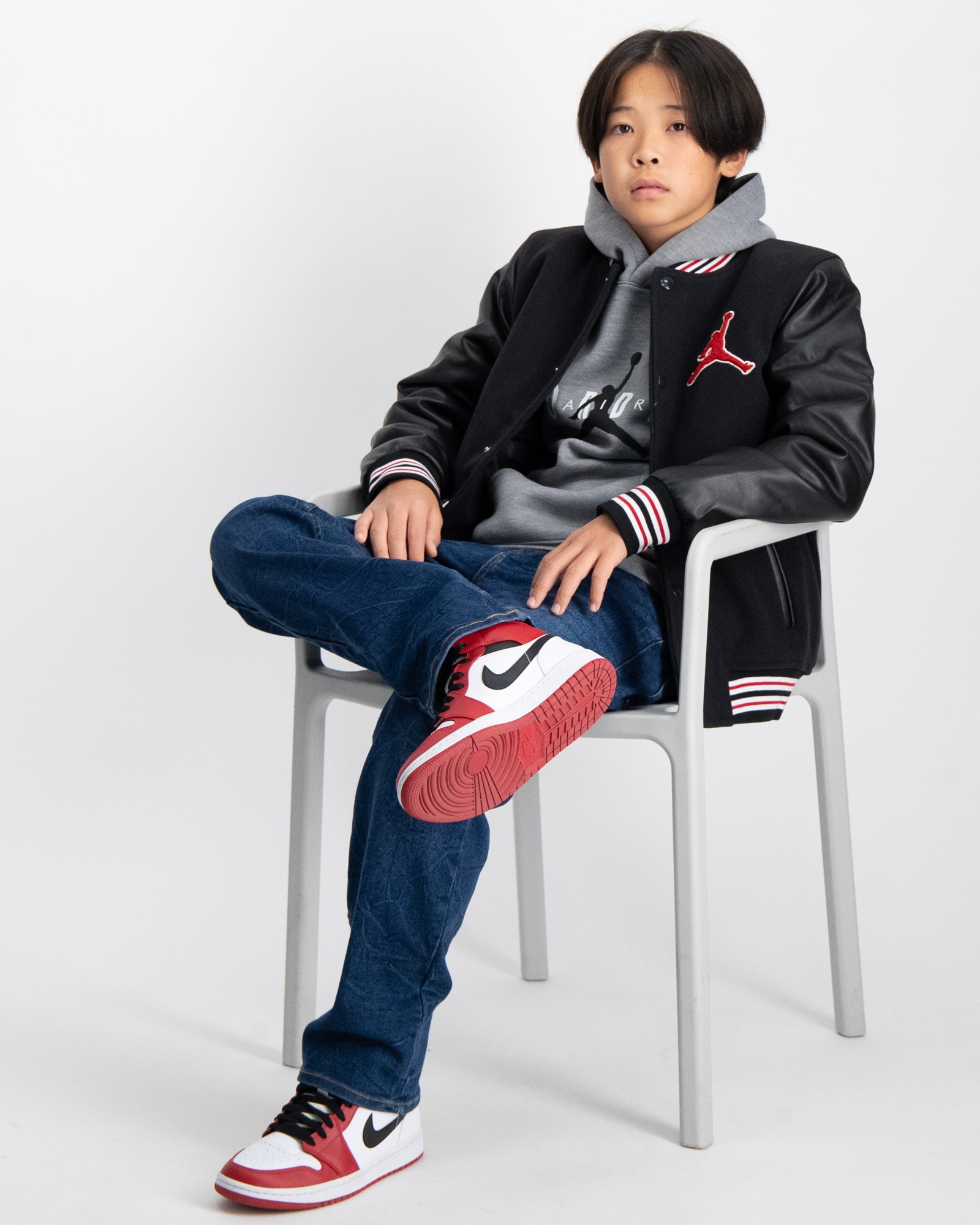 Sort JDG VARSITY JKT til Dreng | Kids Brand Store