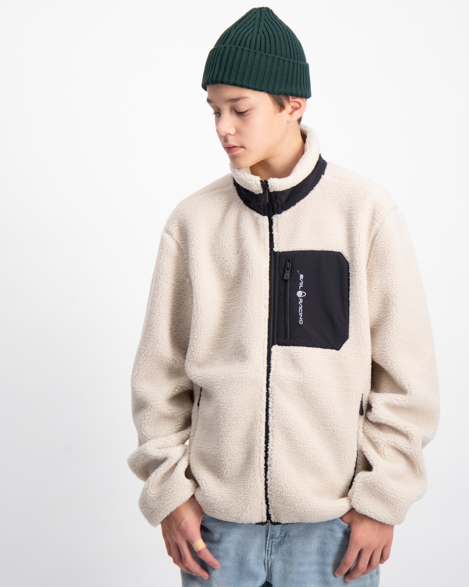 Sail Racing Cremefärgad JR PATROL PILE FLEECE för Kille | Kids Brand Store