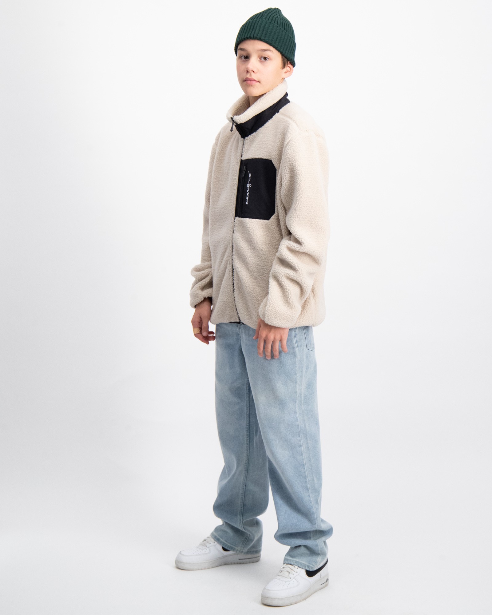 Sail Racing Cremefärgad JR PATROL PILE FLEECE för Kille | Kids Brand Store