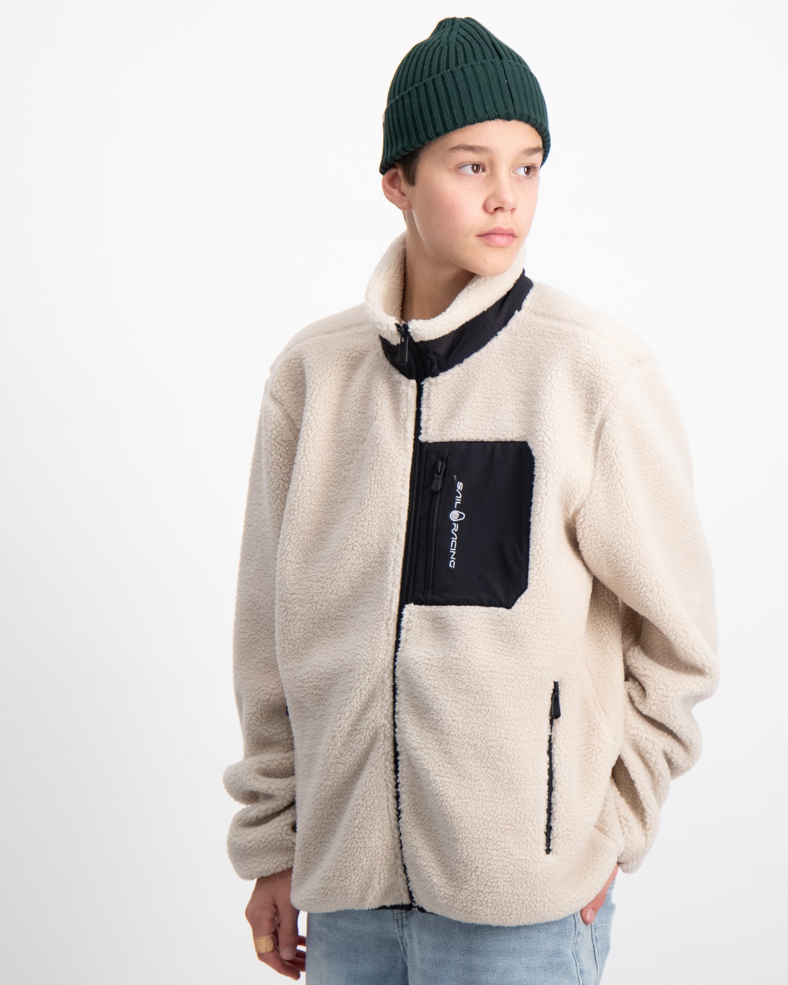 Sail Racing Cremefärgad JR PATROL PILE FLEECE för Kille | Kids Brand Store