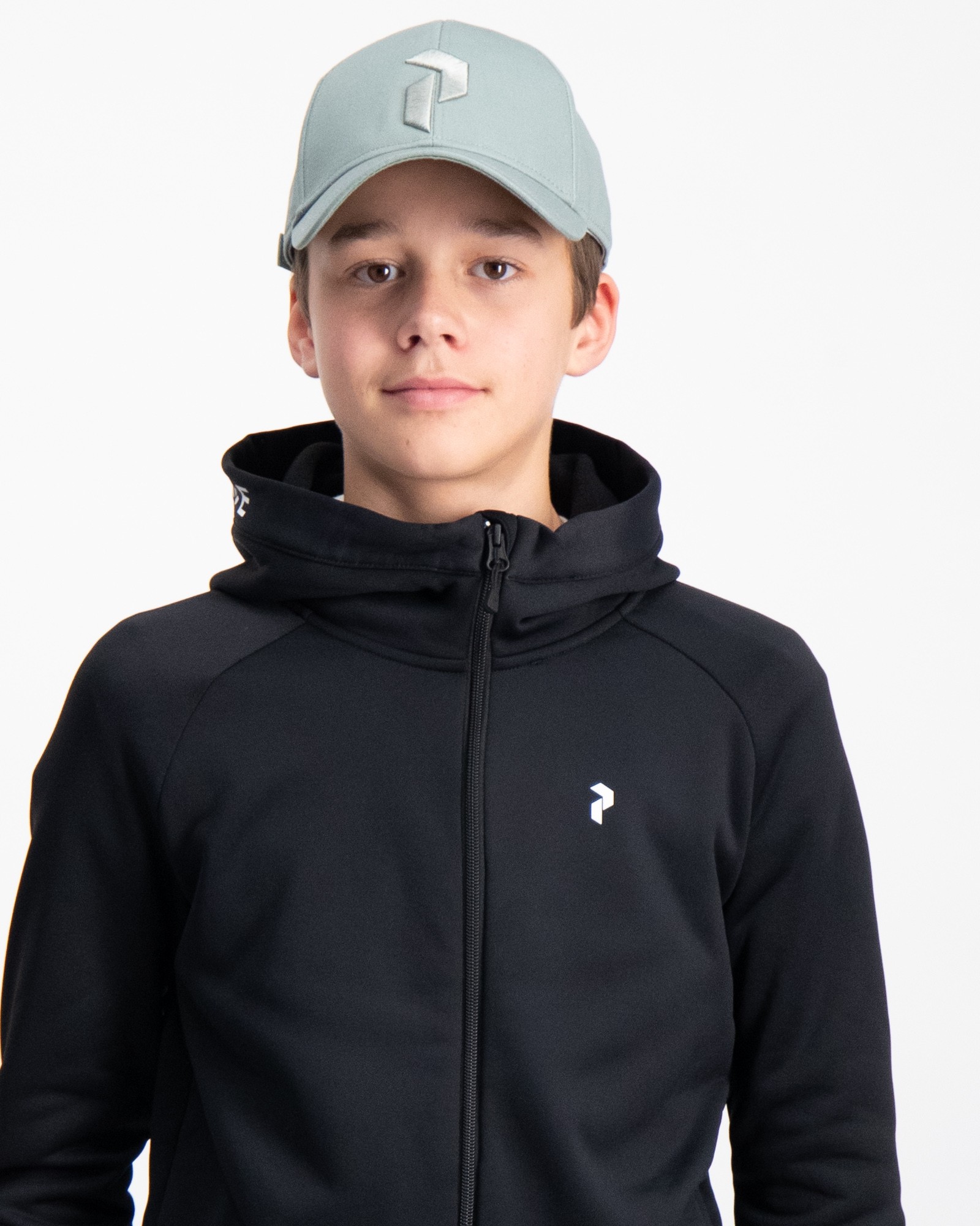 Peak Performance Schwarz Jr Rider Zip Hood für Jungen | Kids Brand Store