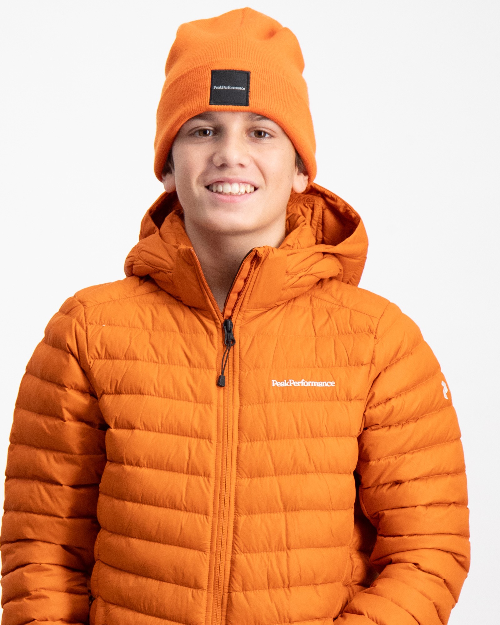 Orange Jr Frost Down Hood Jacket für Jungen | Kids Brand Store