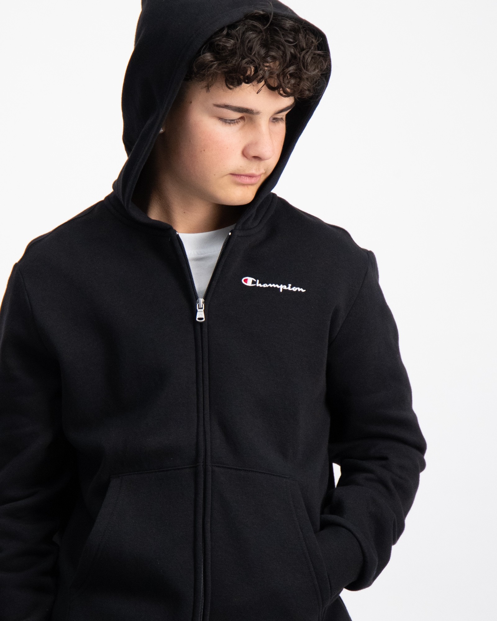 Schwarz Hooded Full Zip Sweatshirt für Jungen | Kids Brand Store