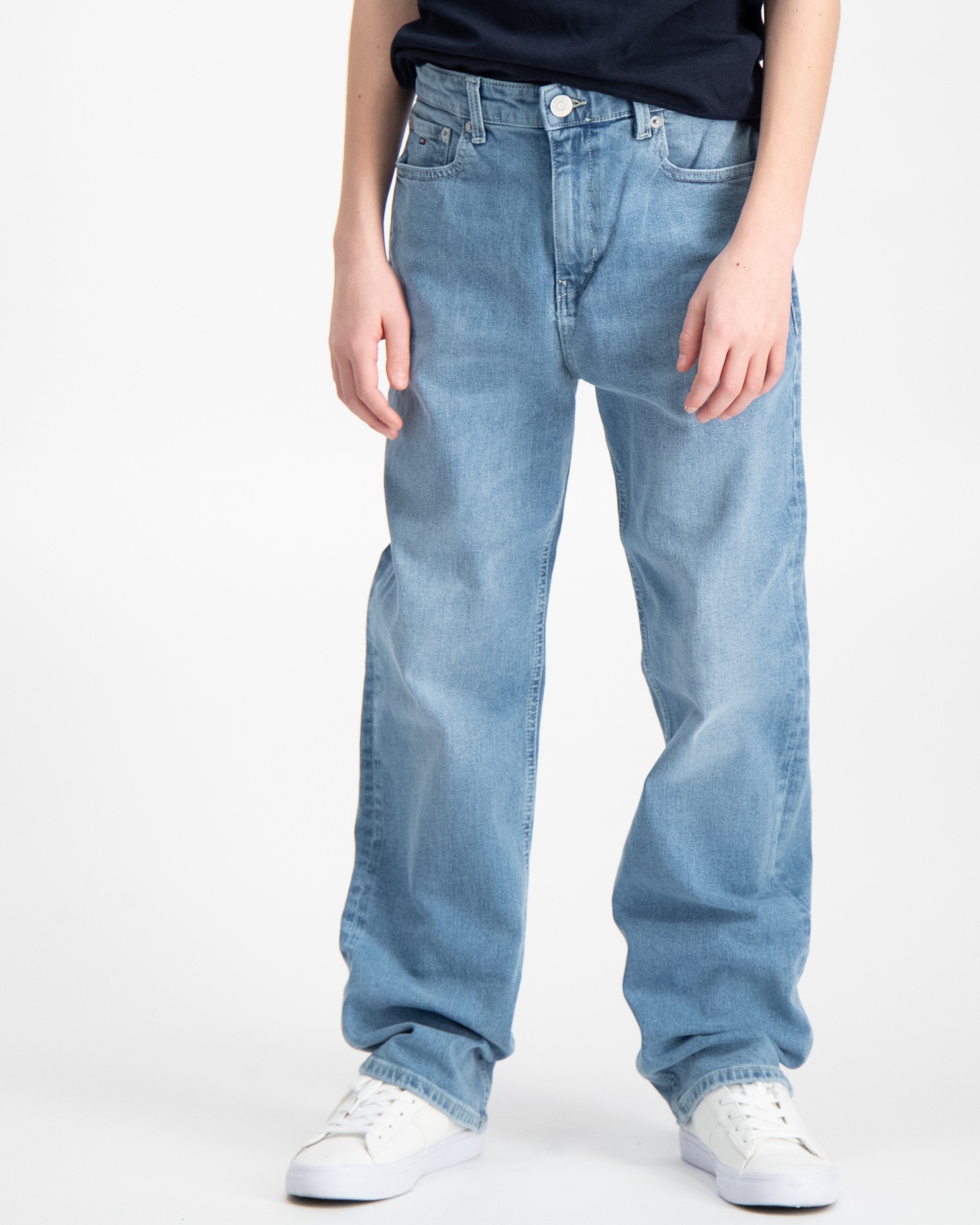 Blå BAGGY WIDE MID WASH til Gutt | Kids Brand Store