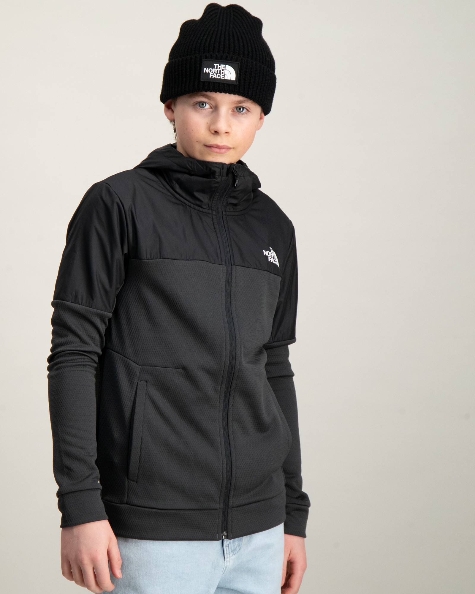 The North Face Multi B MOUNTAIN ATHLETICS FULL ZIP HOODIE för Kille ...