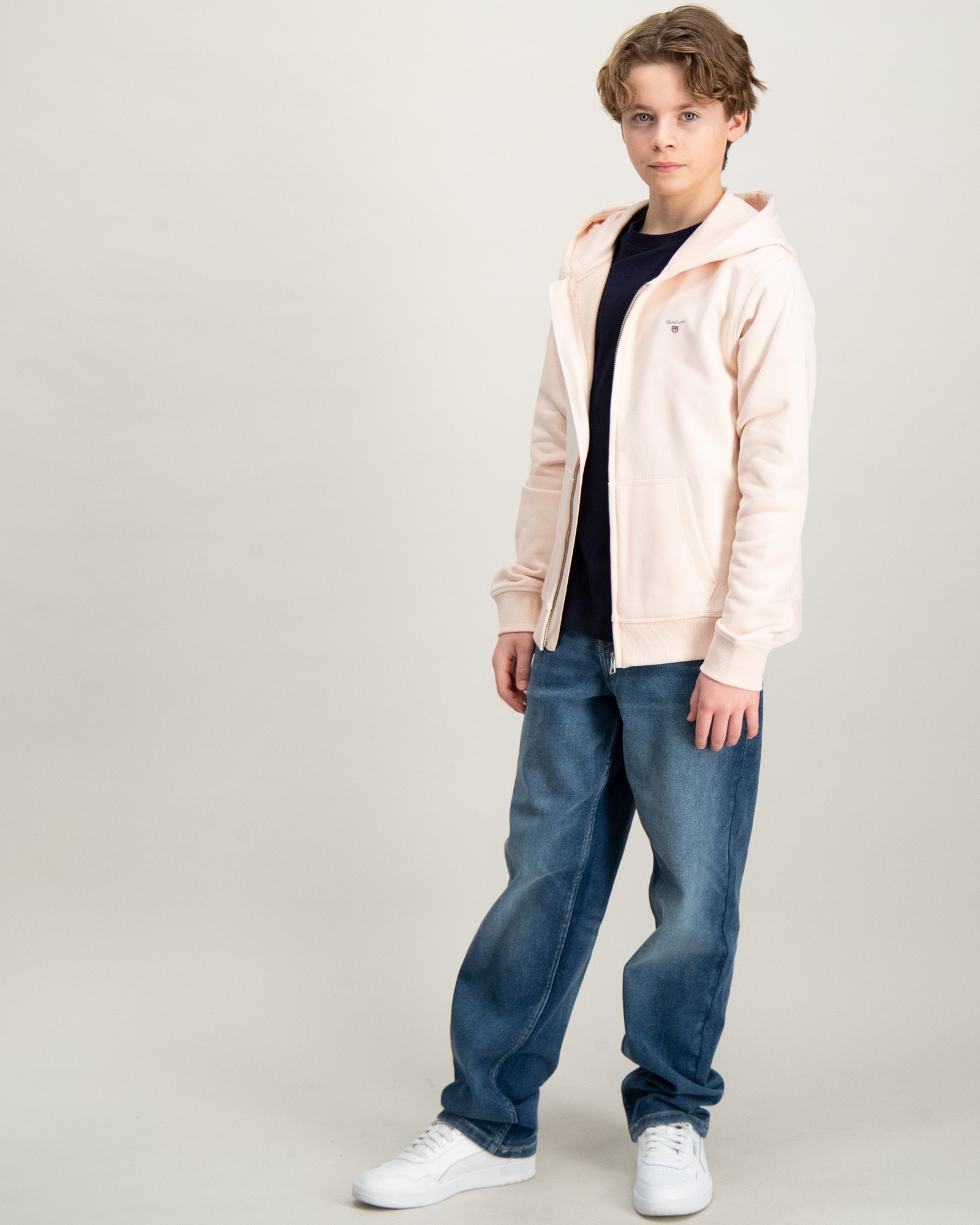 Rosa THE ORIGINAL FULL ZIP SWEAT HOODIE för Kille | Kids Brand Store