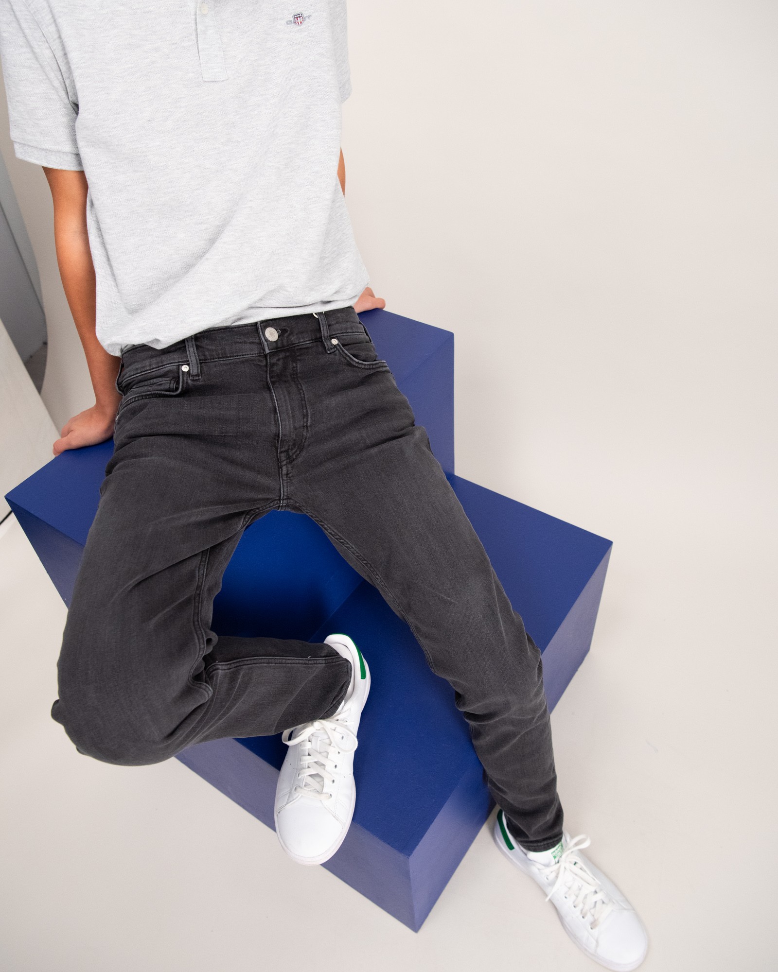 GANT Svart SLIM JEANS för Kille | Kids Brand Store