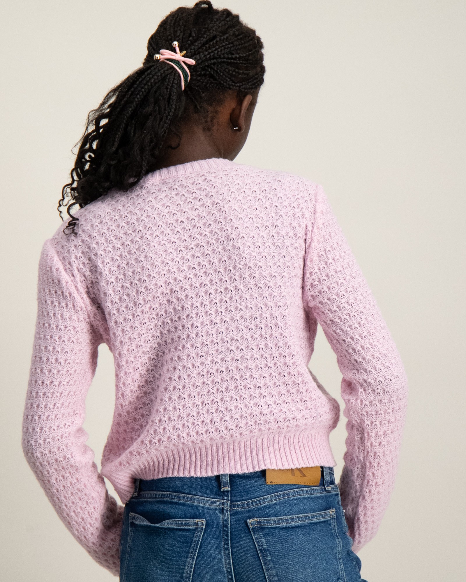 LMTD Rosa NLFSEMILY LS SHORT KNIT für Mädchen | Kids Brand Store